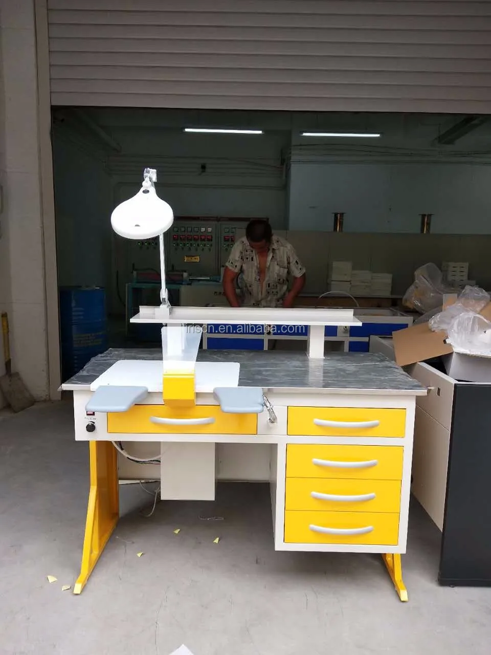 Single Person Dental Lab Bench Workstation - Used in Dental Lab