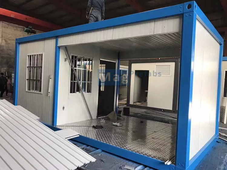 2025 Customized 20ft 40ft Prefab Container Van Public Station Post ...