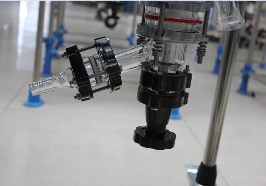 50l High Quality Jacketed Glass Reactor For Biological Pharmacy 100l ...