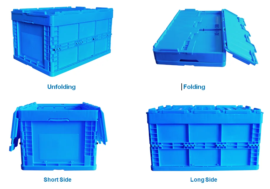 OEM Plastic Foldable Container - Durable & Space-saving