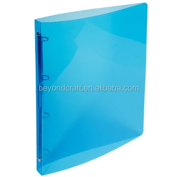 Pp Clear Poly Ring Binder Folder 4 Rings - Buy Pp Clear Poly Ring ...