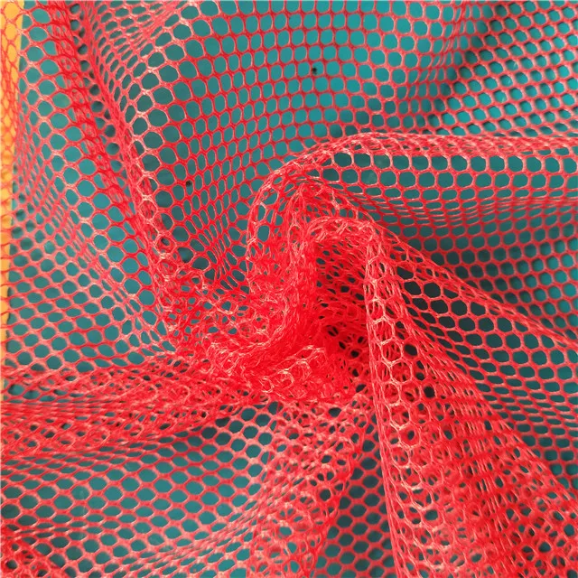 Home Textile Breathable Big Holes Hexagonal Polyester Hard Thin Mesh ...