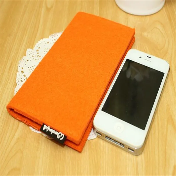Woolen Felt Phone Case Sleeve Pouch Holster Felt Mobile Phone Case ...