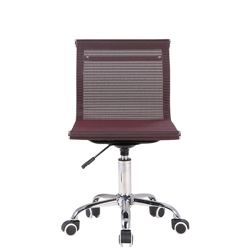 Hot Sale Low Back Small Mesh Armless Adjustable Swivel Rolling Office ...