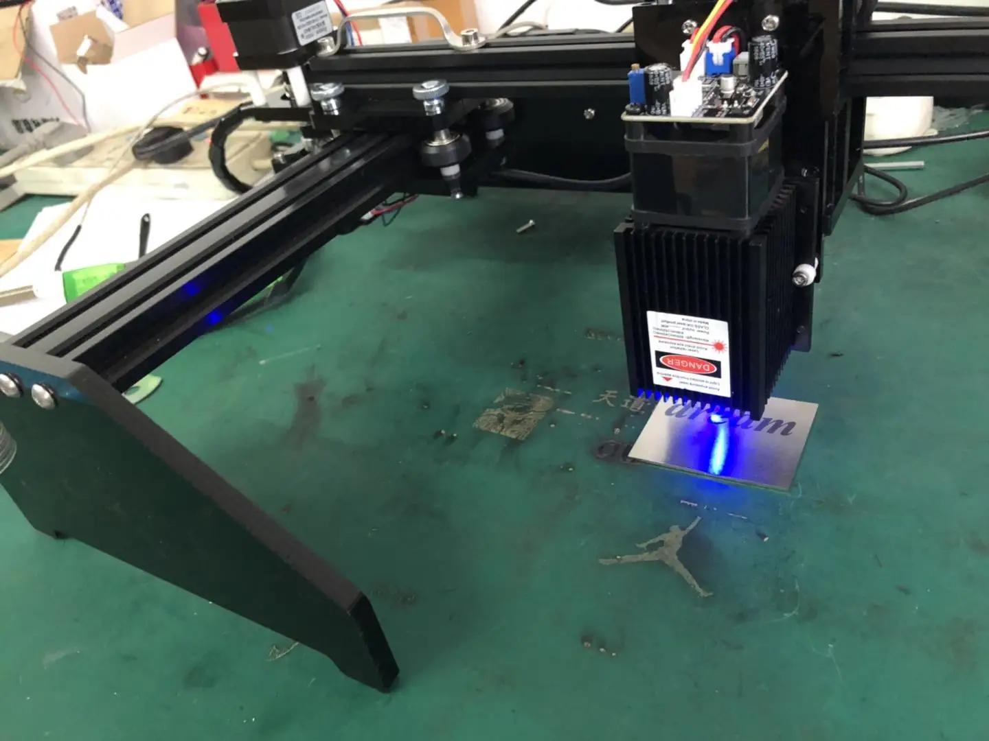 15W Router CNC Laser Cutter Mini Laser Engraving Machine DIY Print ...