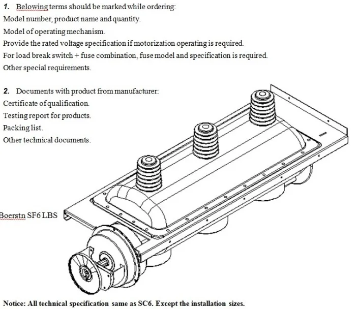11kv 20kv 22kv 24kv 630a 800a Indoor Sf6 Gas Insulated Load Break ...