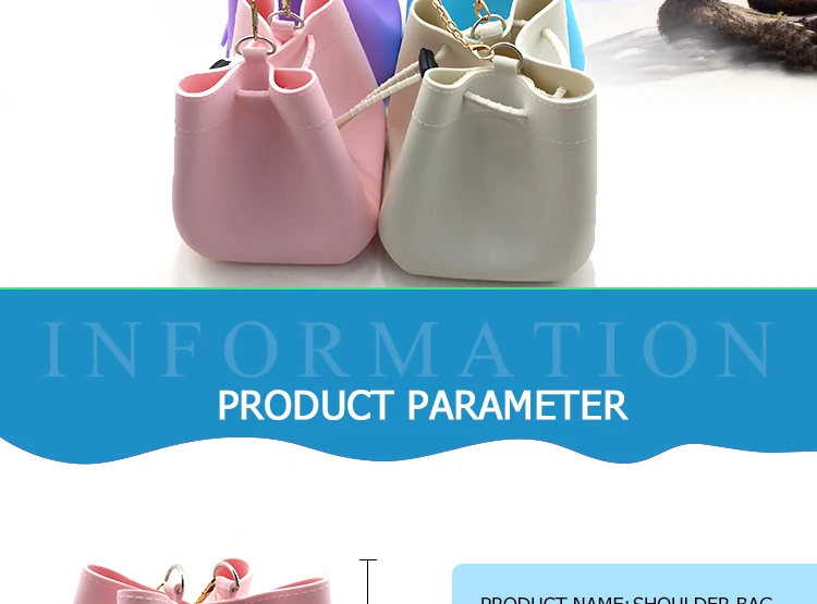 Fashionable Silicone Custom Handbags Women Shoulder Bag - Buy Shoulder ...