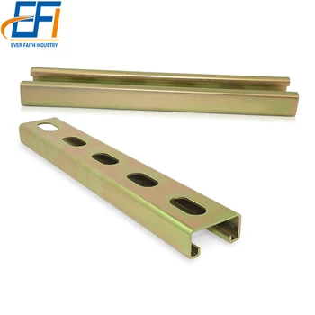 Factory Price Golden Galvanized Slotted End Cap Strut Channel - Buy ...