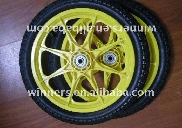 8 Spokes Bike Trailer Plastic Wheel 20" - Durable & Versatile