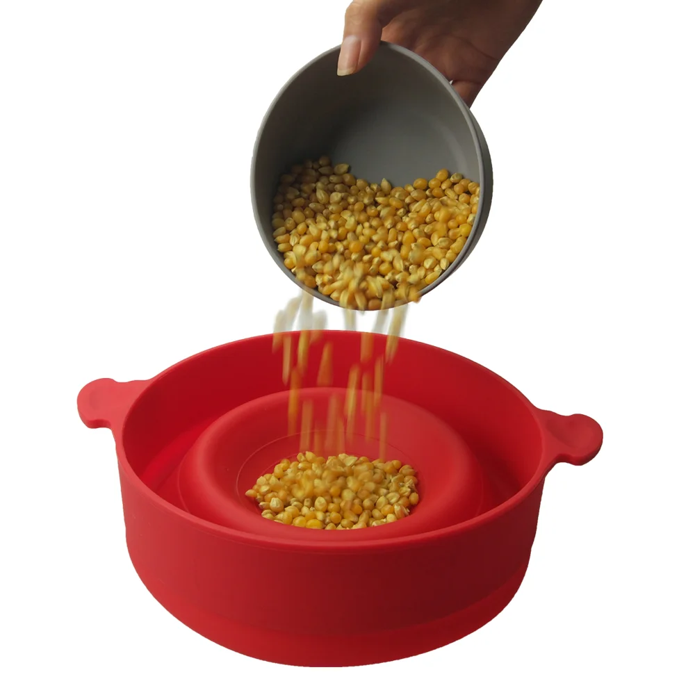 Hot Air Pop Corn Poppers Foldable Silicone Popcorn Popper Maker - Buy ...