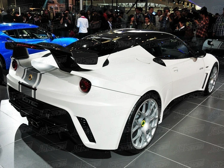 GTE GT Style Carbon Fiber Rear Spoiler Wing for Lotus Evora S