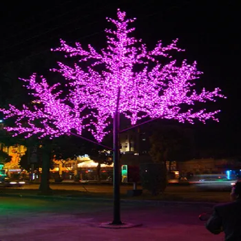 Artificial Outdoor Decoration Simulation Led Tree Projection Light ...