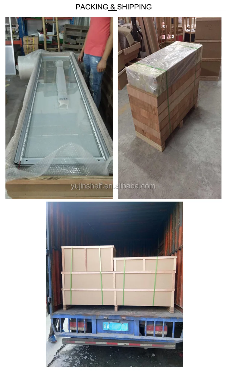 Portable Folding Glass Display Showcase for Exhibition