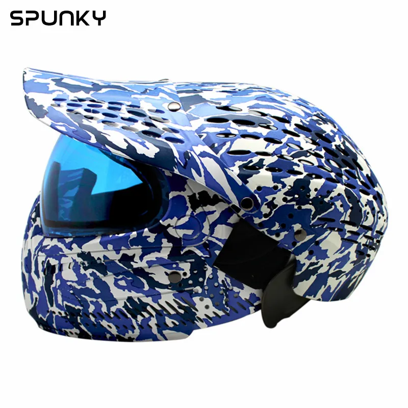Paintball Mask Full Head Coverage Mask With Double Lens Full Coverage ...