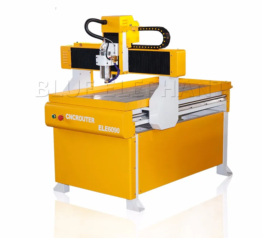 Blue Elephant Mini 3d Cnc Router 4 Axis 6090 With Rotary Axis - Buy Cnc ...