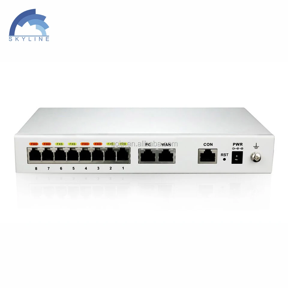 Voip Analog Gateways 8ports Fxs/fxo Series Mx8a-8s Supports Sip,Mgcp ...