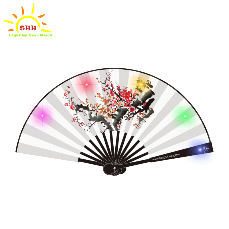 Supply Beautiful Chinese Style Fashion Led Hand Fan - Buy Ventilador De ...