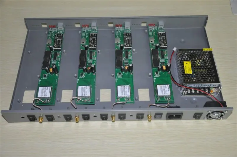 Gsm Fwt Fixed Wireless Terminal 4 Ports 4 Sim Cards 4 Calls Dual Band ...