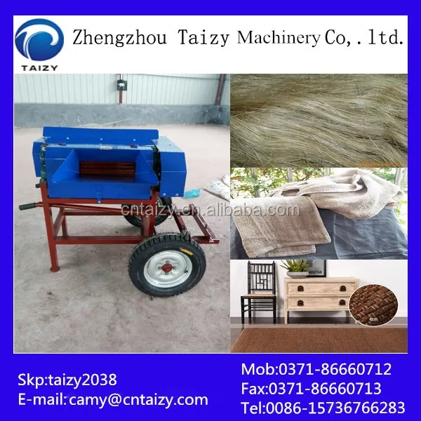 Decorticator For Hemp Flax Jute Banana Stalk | Fiber Extracting Machine ...