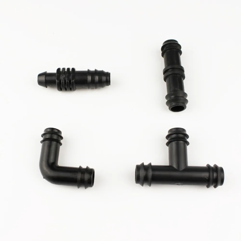 Plastic Irrigation Drip Line Accessories Barbed Connector - Buy 16mm ...