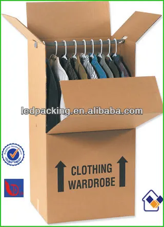 Hanging Garment Big Corrugated Carton Boxhanging Garment Big Corrugated ...
