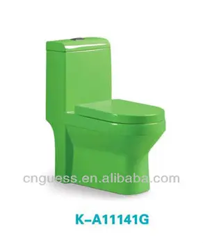 Colored Wc/green Wc/green Color Bathroom Toilet/k-a11141g/guess - Buy ...