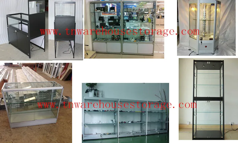 Retail Shop Glass Counter Display Cabinet for Promotion Gift