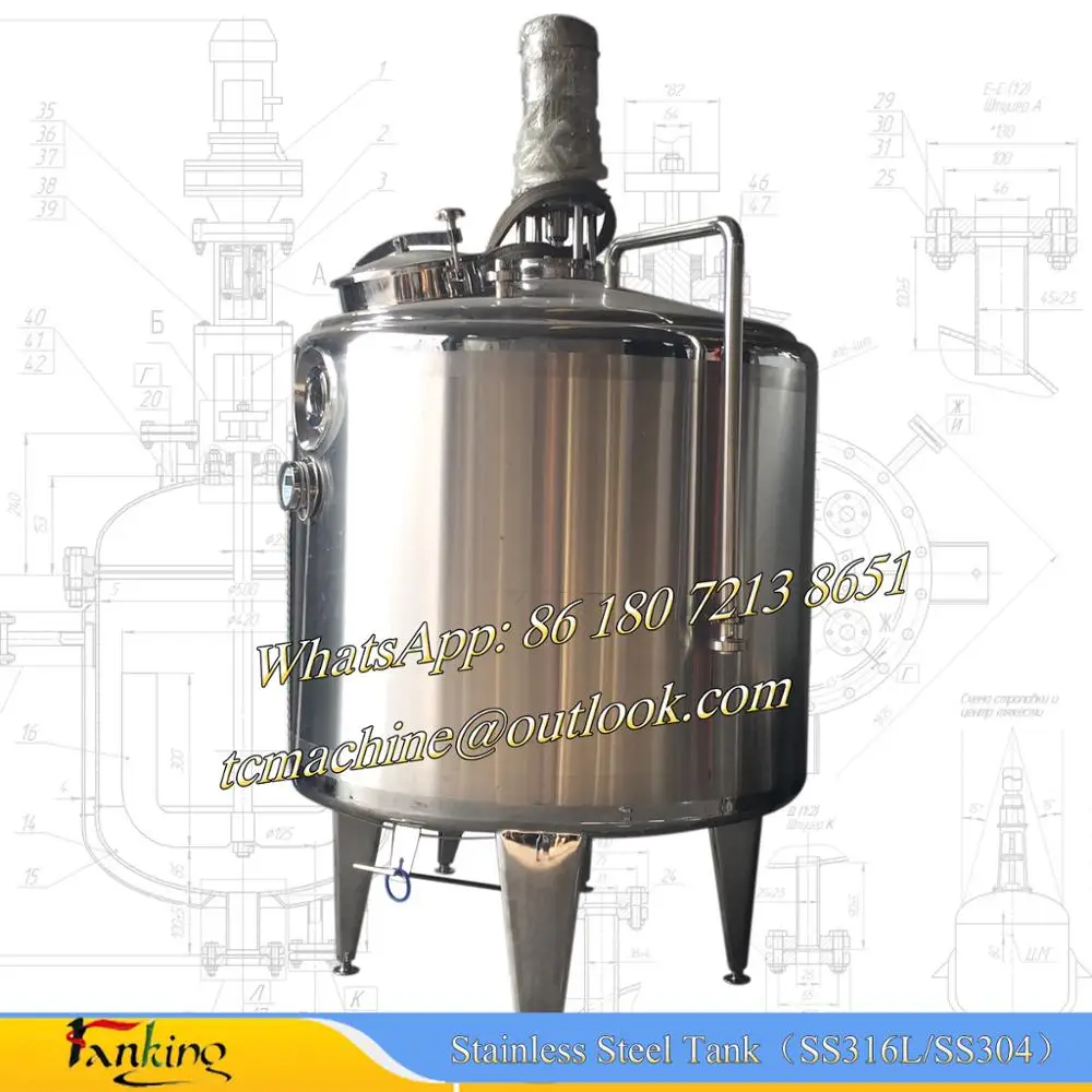 1000 Liter Ice Cream Aging Tank - Efficient & Durable