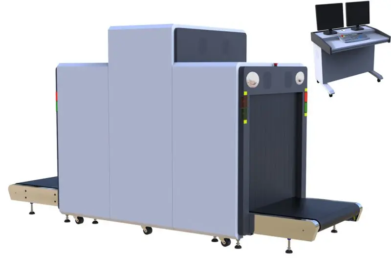 Air Cargo X-Ray Baggage Scanner with HD Monitoring Camera