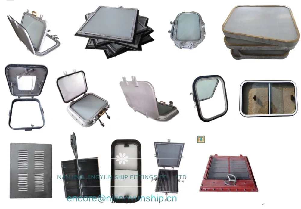 Boat Accessories Aluminium Boat Window W05 Series Watertight Deck Hatch ...