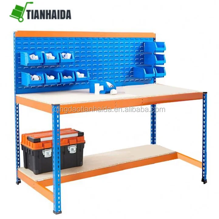 Factory Direct Sale Industrial Work Bench With Tools Cabinet - Buy ...