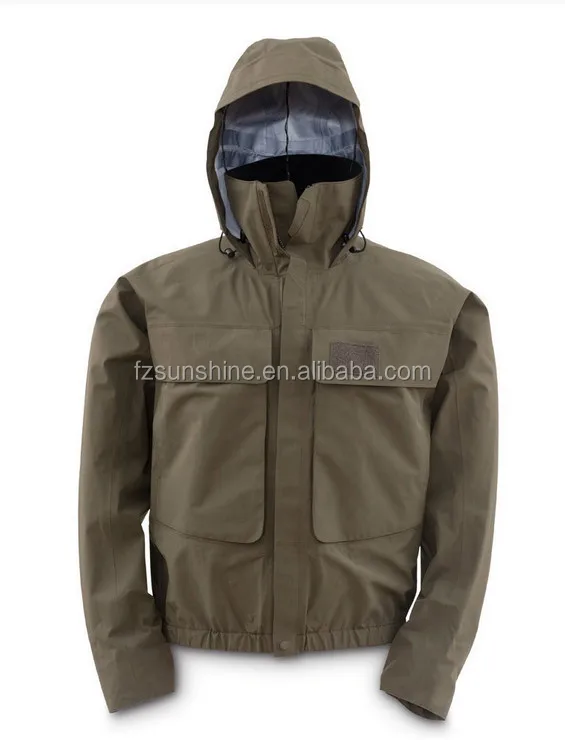 Lightweight Waterproof Fishing Jacket With Fully Taped Seams - Buy ...