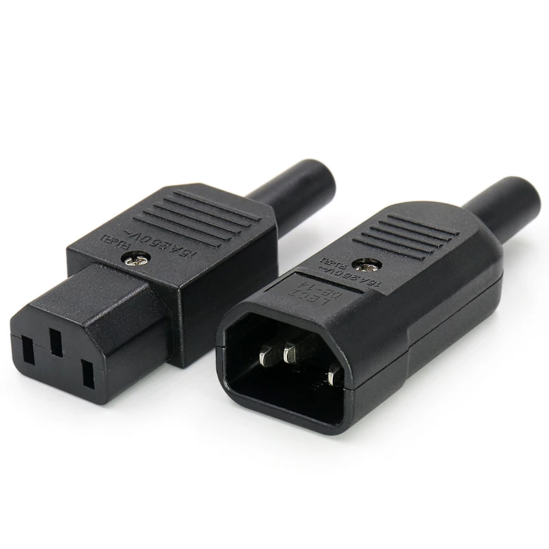 UL List Heavy Duty Rewireable Iec 320 Connector C13 C14 Plug Set Male/ Female Socket Plug 10A ...