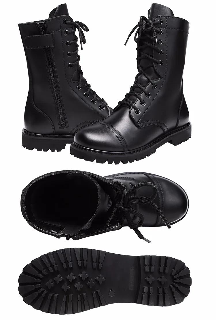 Oem Wholesale Waterproof Anti-slip Comfortable Military Tactical Black ...