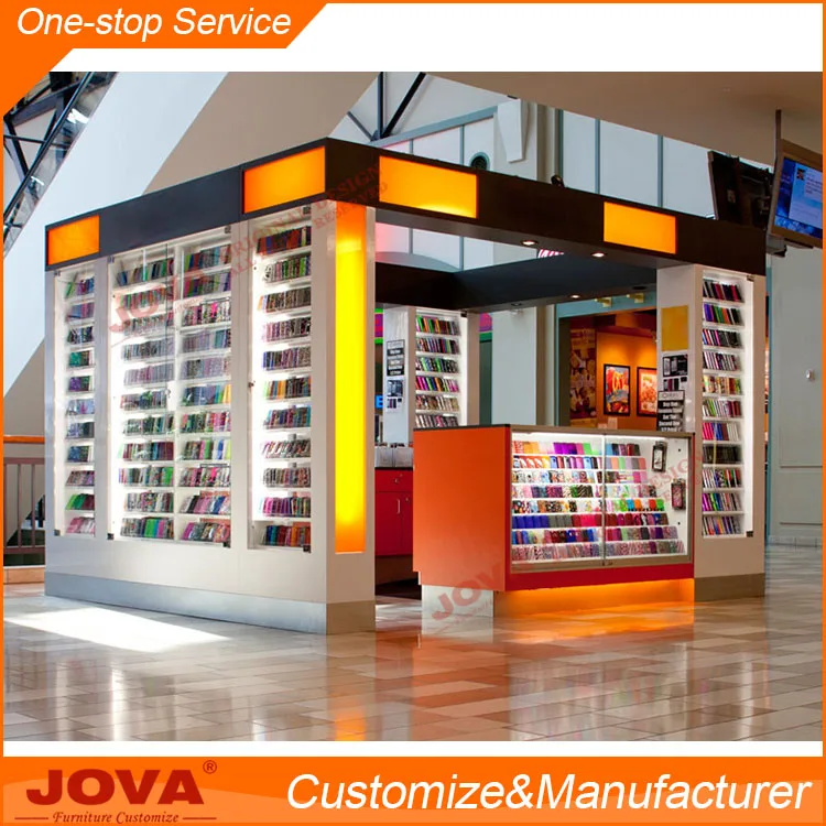 Mobile Accessories Kiosk Display - Modern & Luxury Design