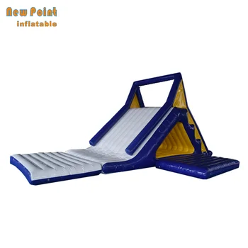 Inflatable Water Triangle Slide For Water Park On The Sea Kids And ...