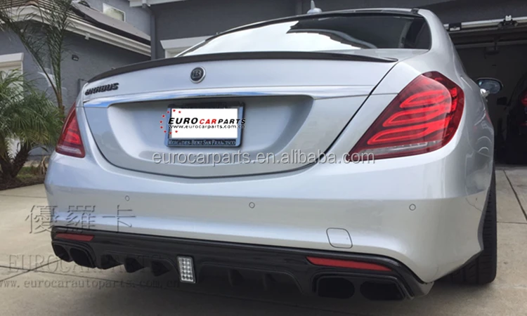 W222 Diffuser Fit For S-class W222 2014-2016y S63/s65 To B-style ...