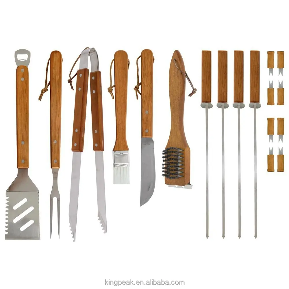 Hot Selling Stainless Steel Barbecue Set with Carry Case