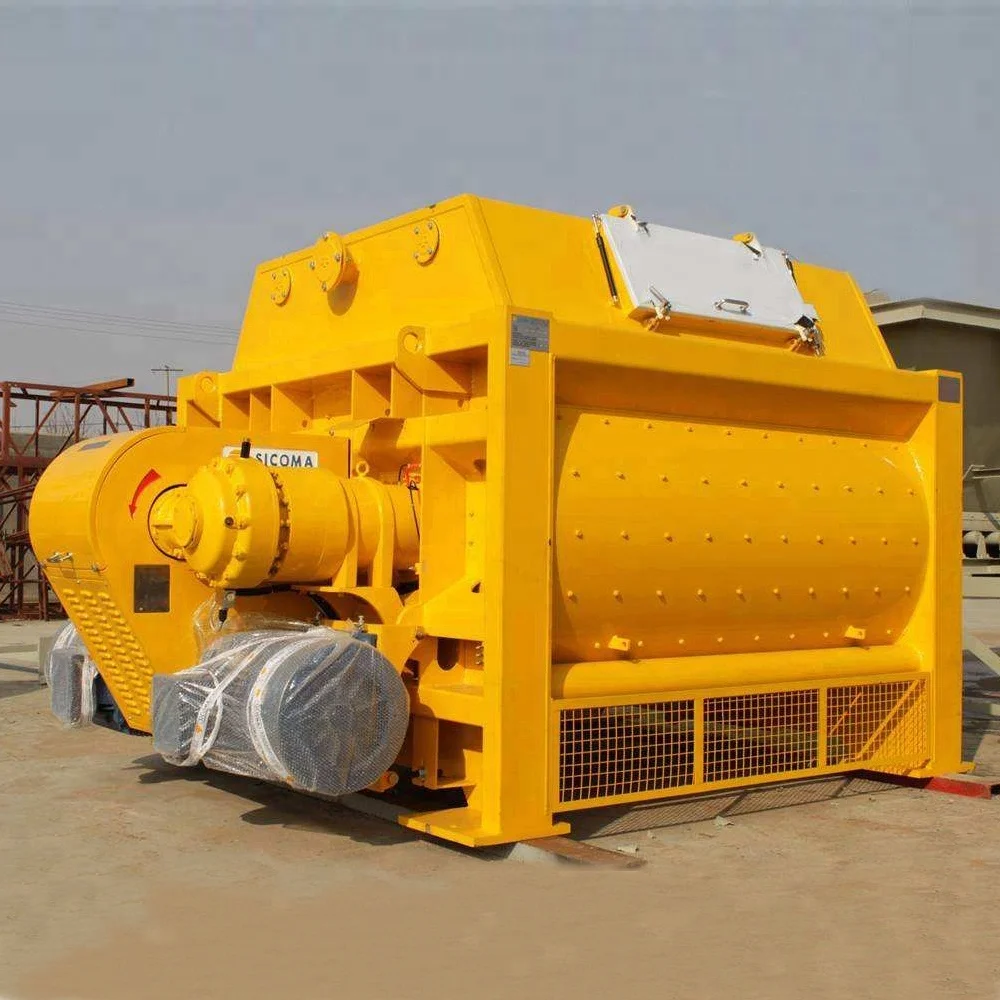TWIN SHAFT CONCRETE MIXER SICOMA 3M3 MAO3000 - High Efficiency