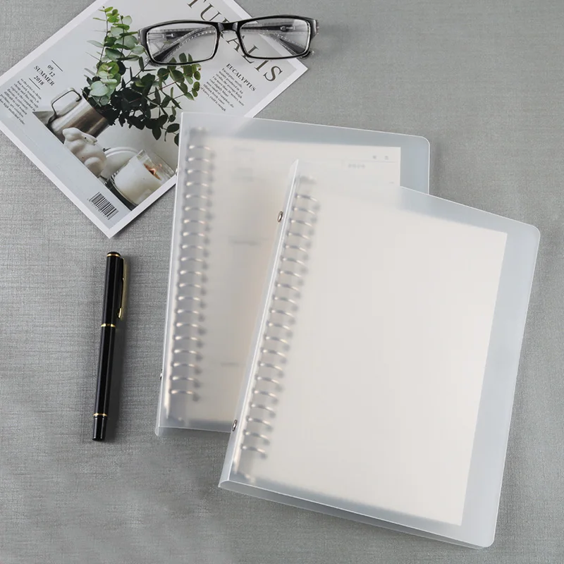 Personalized Transparent Plastic Spiral Notebook Clear Pp Cover ...