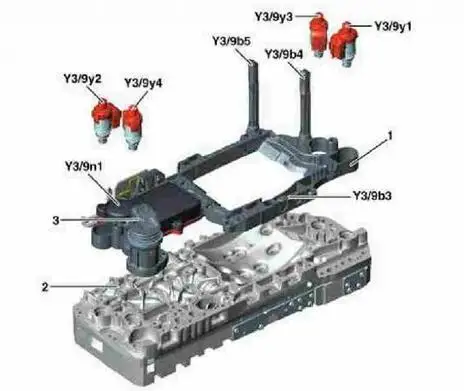 W169 W245 722.8 Gearbox Computer Board Inside Turbine Speed Sensor ...