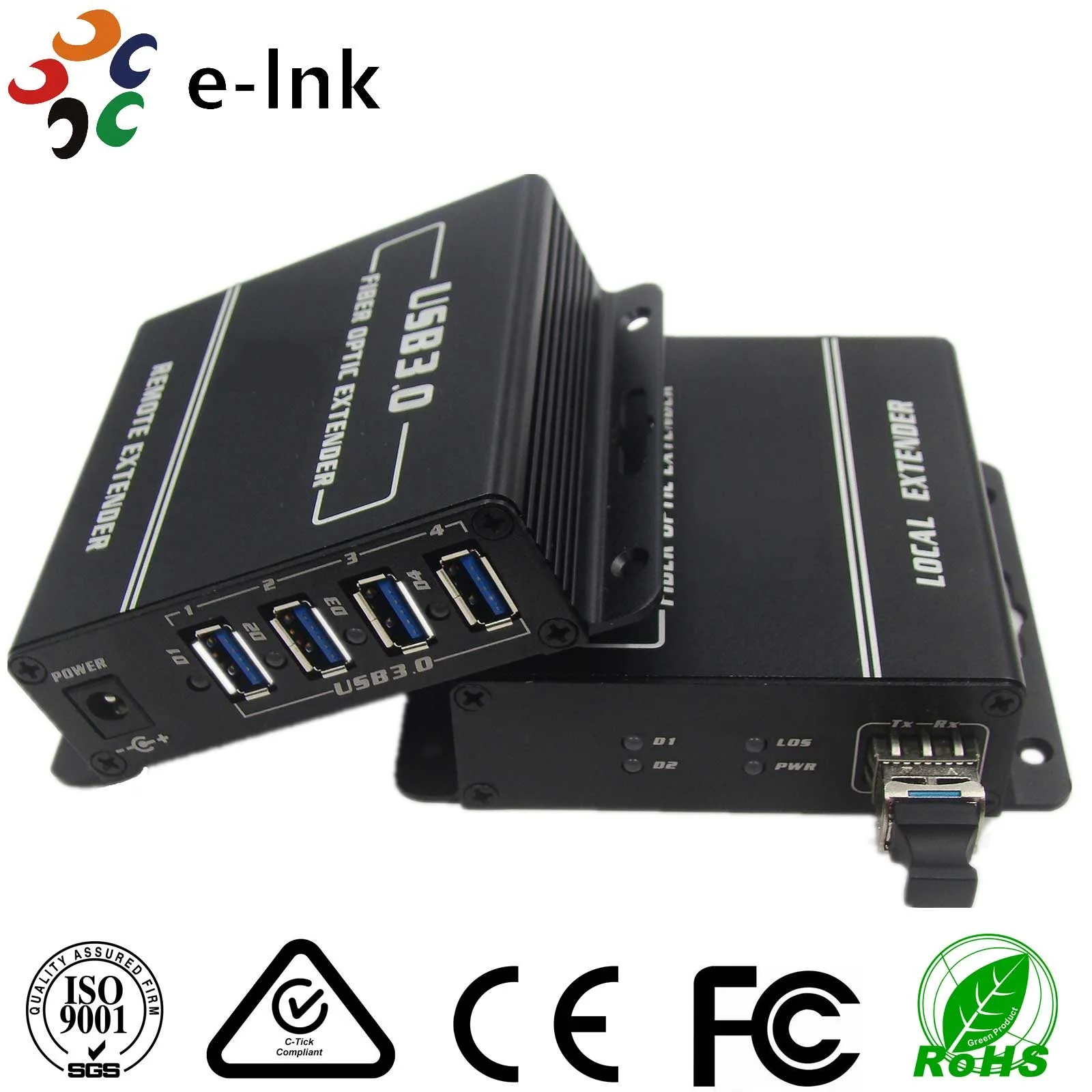 4 Port Usb3.0 To 10g Sfp+ Fiber Optical Extender - Buy Usb3.0 Fiber ...