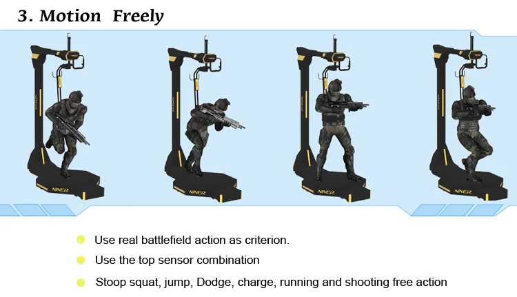 Shooting Motion Ride 9d Vr Walker 7d Vr Games Simulator 9d Virtual ...