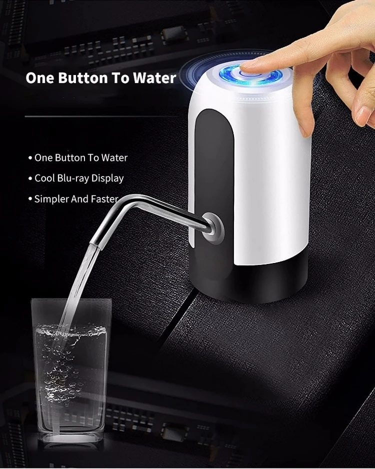 Usb 5w Charging Automatic Drinking Water Pump Bottle Portable Water ...