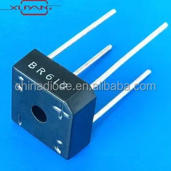 6a Bridge Rectifier Diode Br605 Br61 Br62 Br64 Br65 Br66 Br68 Br610 ...