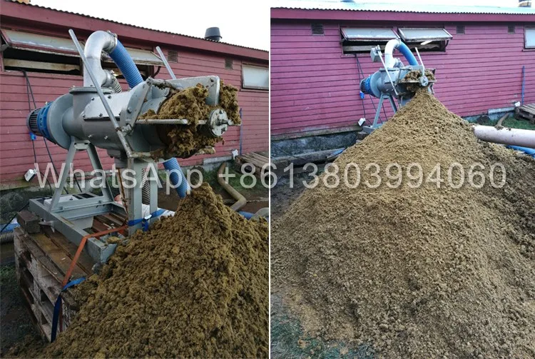 Agricultural Machinery Sludge Cow Manure/dung Dewatering Screw Press ...