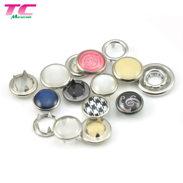 Custom Snap Fasteners Metal Buttons Decorative Belt Snap Fastener - Buy ...