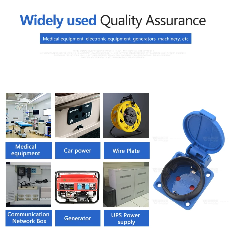 Outdoor Garden Electric Socket Euro Power Plug Water Proof European ...