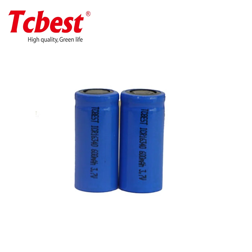 Rechargeable Licoo2 Icr16430 600mah Battery Pack - Buy Rechargeable ...