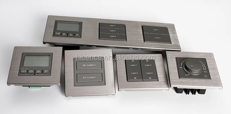 Soft Touch Light Switch - 4 Gang, 12V Dry Contact Switch